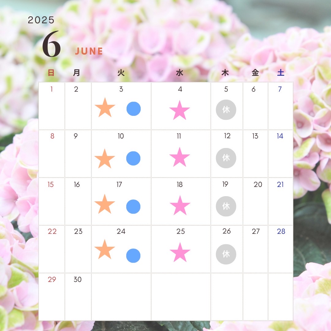 6月オンライン・グループピラティス、ヨガレッスン予定 | StudioTAIKA